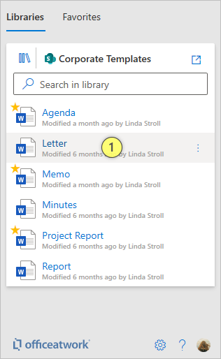 Using Templates in Template Chooser
