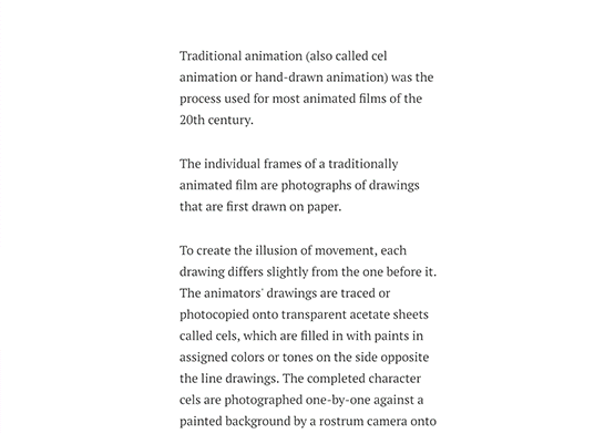 Text section