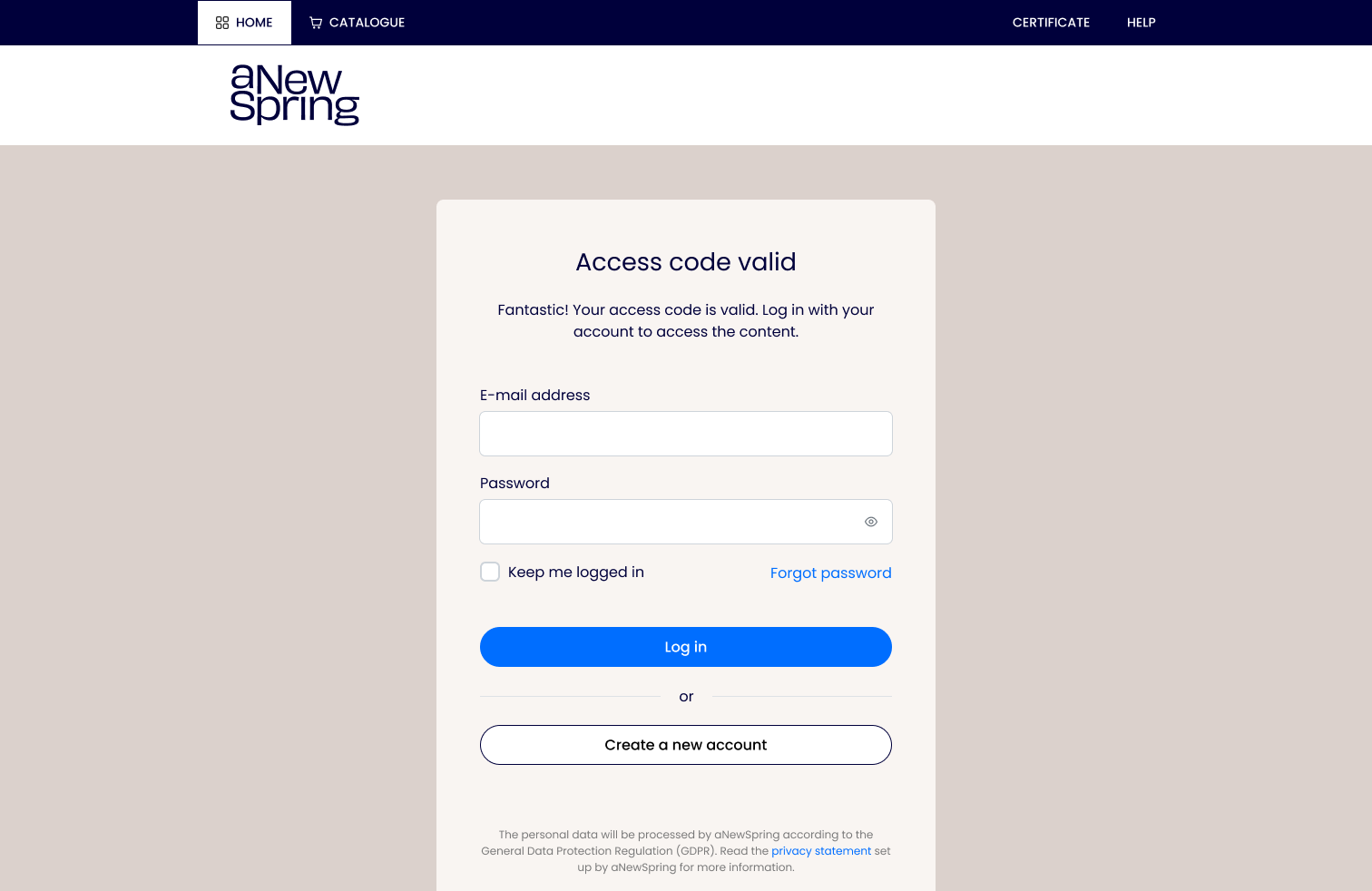 The new learner experience part 1 - The new login screen and the new ...