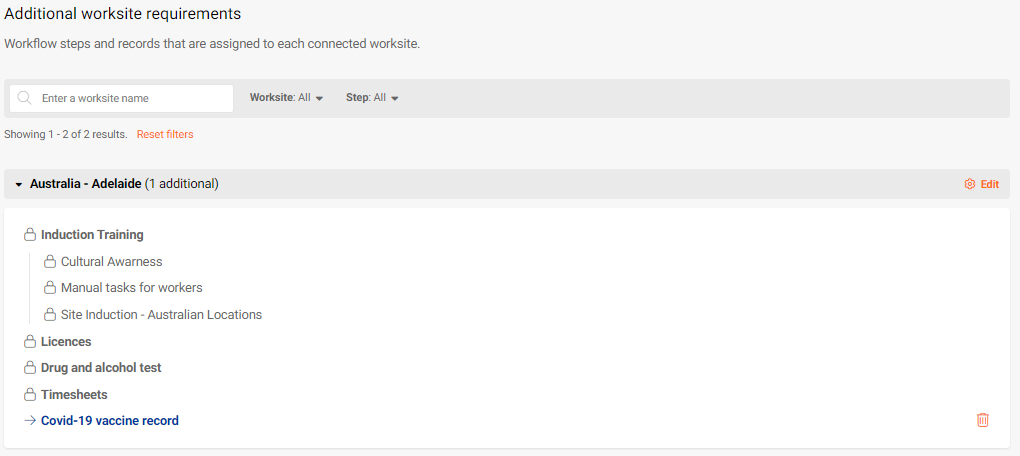 Remove additional requirements on a worker
