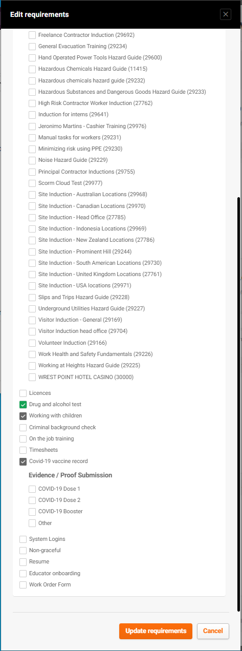 Assign additional requirements to your team member