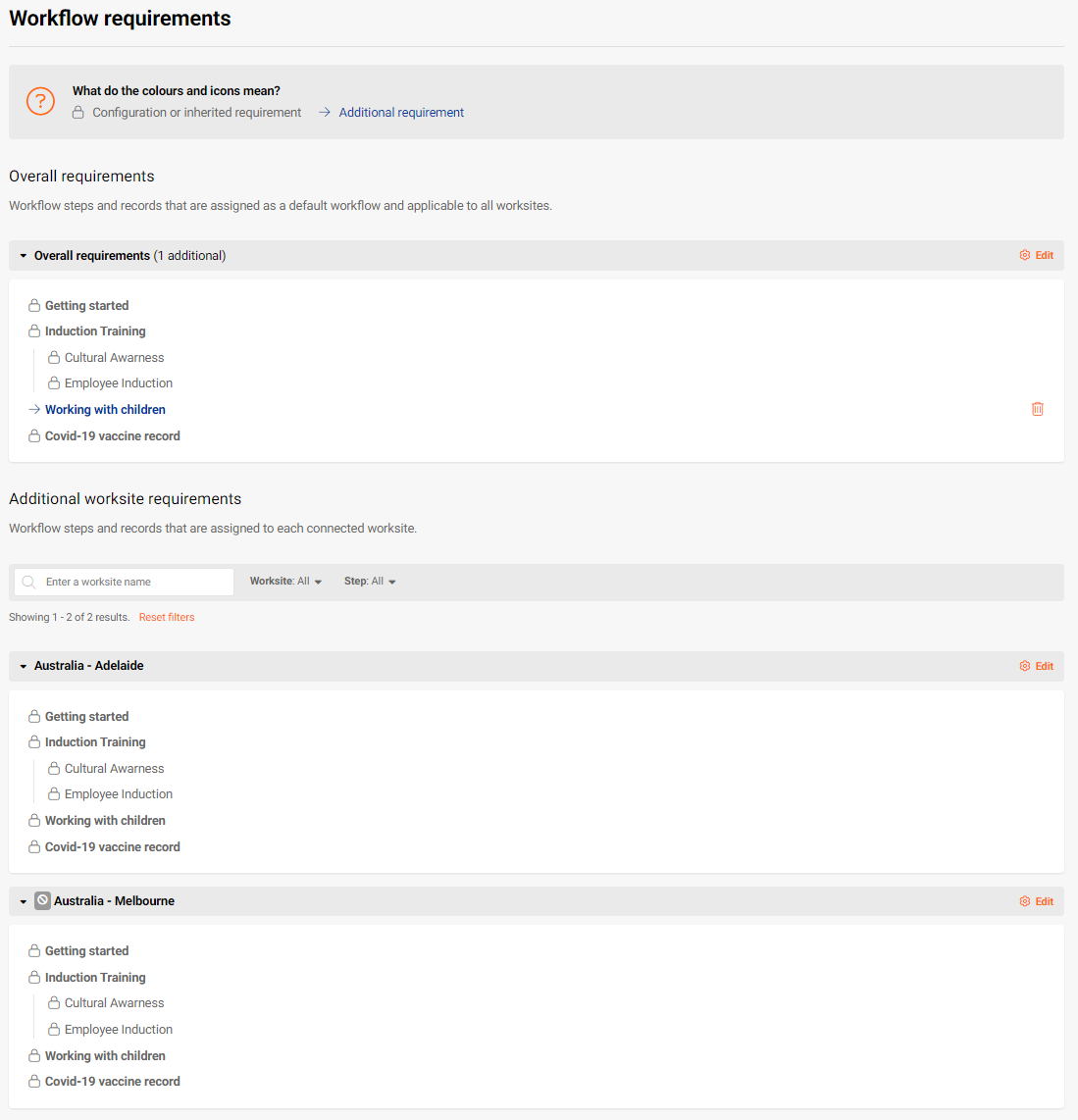 Assign additional requirements to your worker