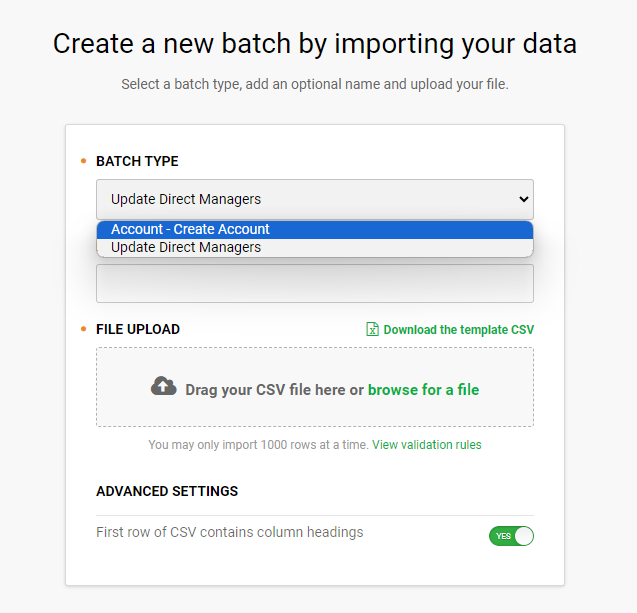 Introduction to the Batch Tool