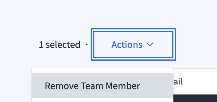 How do I remove multiple team members?