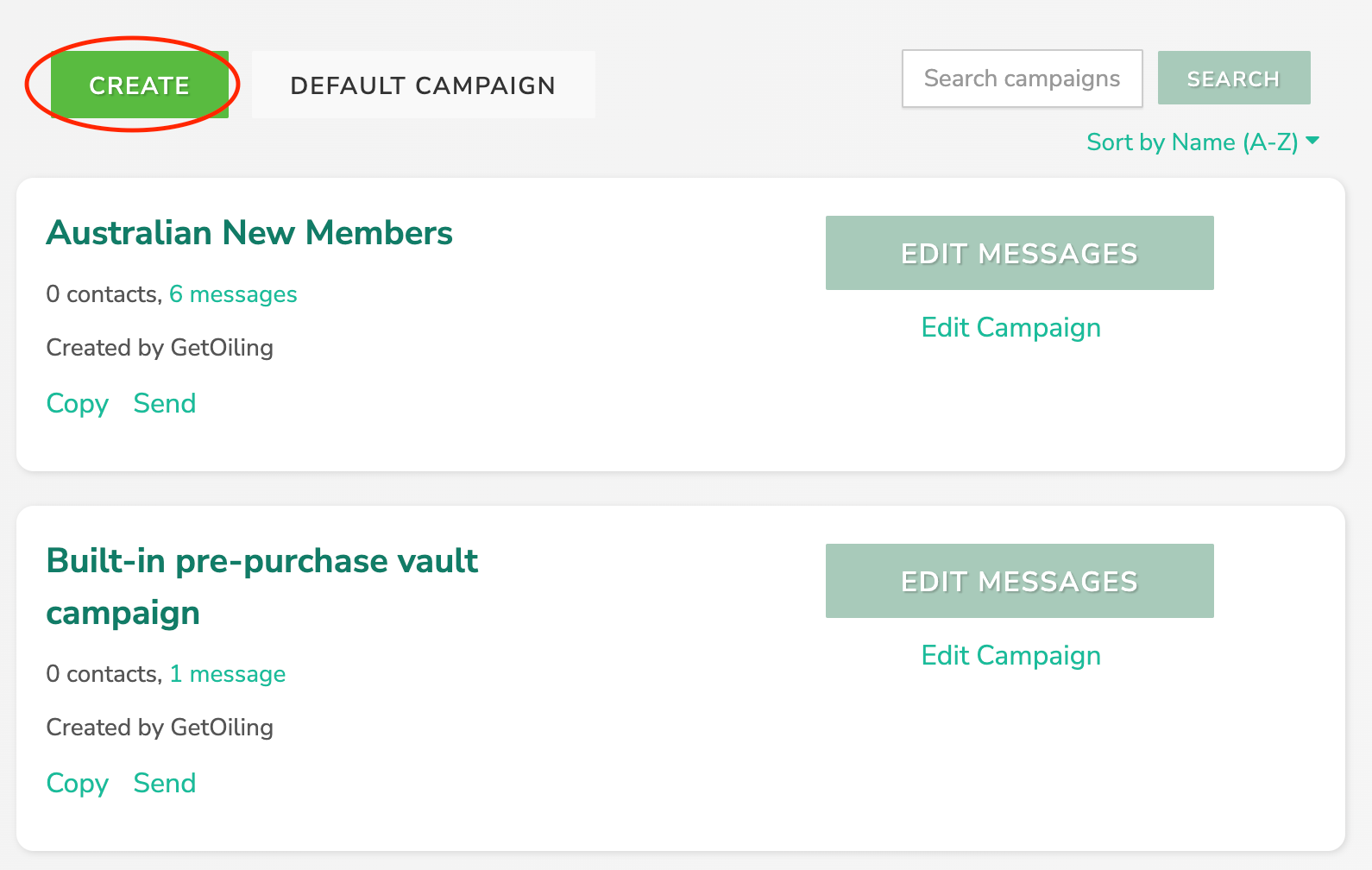 Campaigns - Email and Text