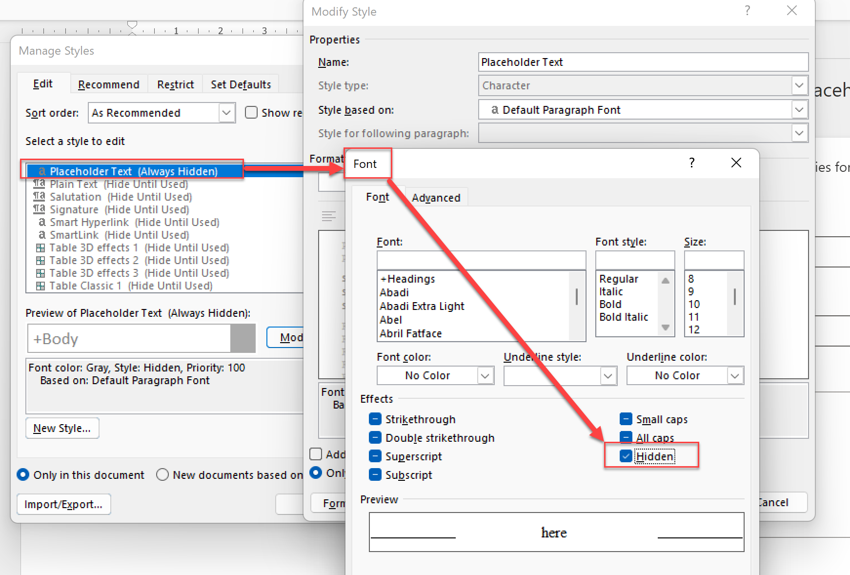 Maintain Proper Display of Placeholder Text Style on Print