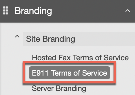 E911 Services - Setup and Management