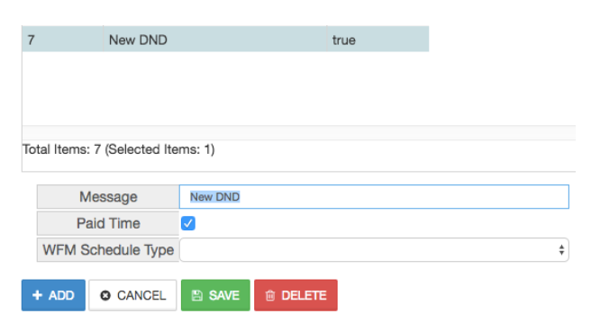 Contact Center Essentials DND Messages