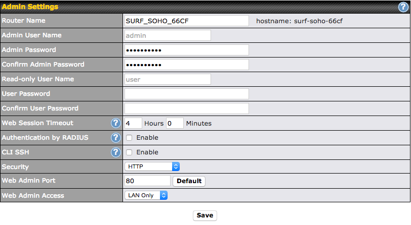Pepwave Surf SOHO 6.2.0 Provisioning
