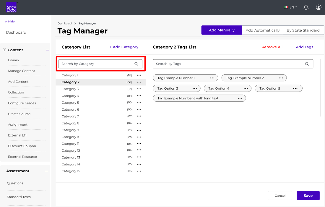 Tag Manager